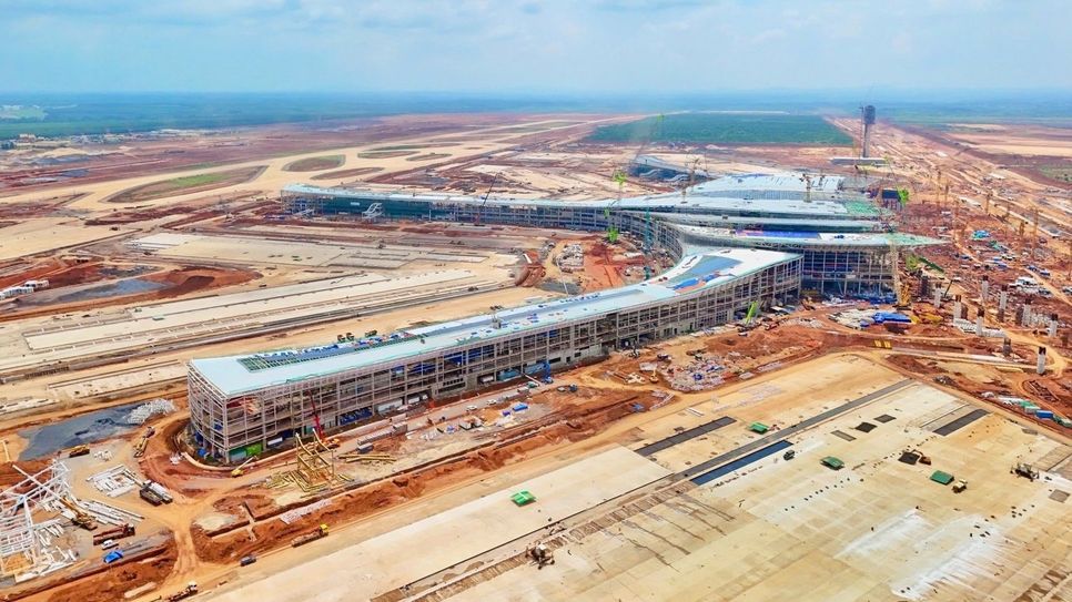 Dồn lực tăng tốc thi công, hướng tới hoàn thành các hạng mục sân bay Long Thành đúng tiến độ ...