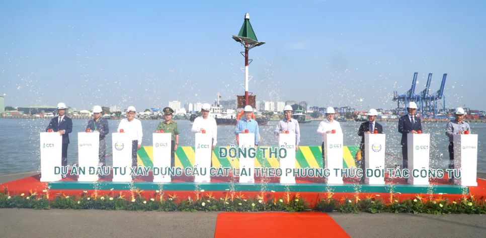 Phó Thủ tướng Mai Văn Chính dự lễ động thổ cầu Cát Lái - Đầu Tư Từ Đâu