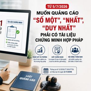 Từ ngày 5/7, quảng cáo dùng từ “nhất”, “duy nhất” phải có tài liệu ...
